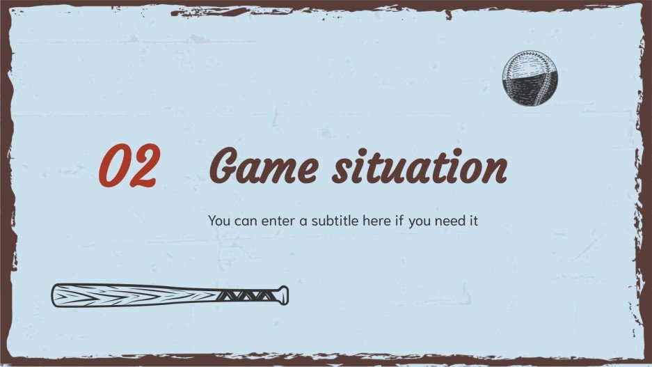 Baseball Game Plan Layouts | Google Slides & PPT