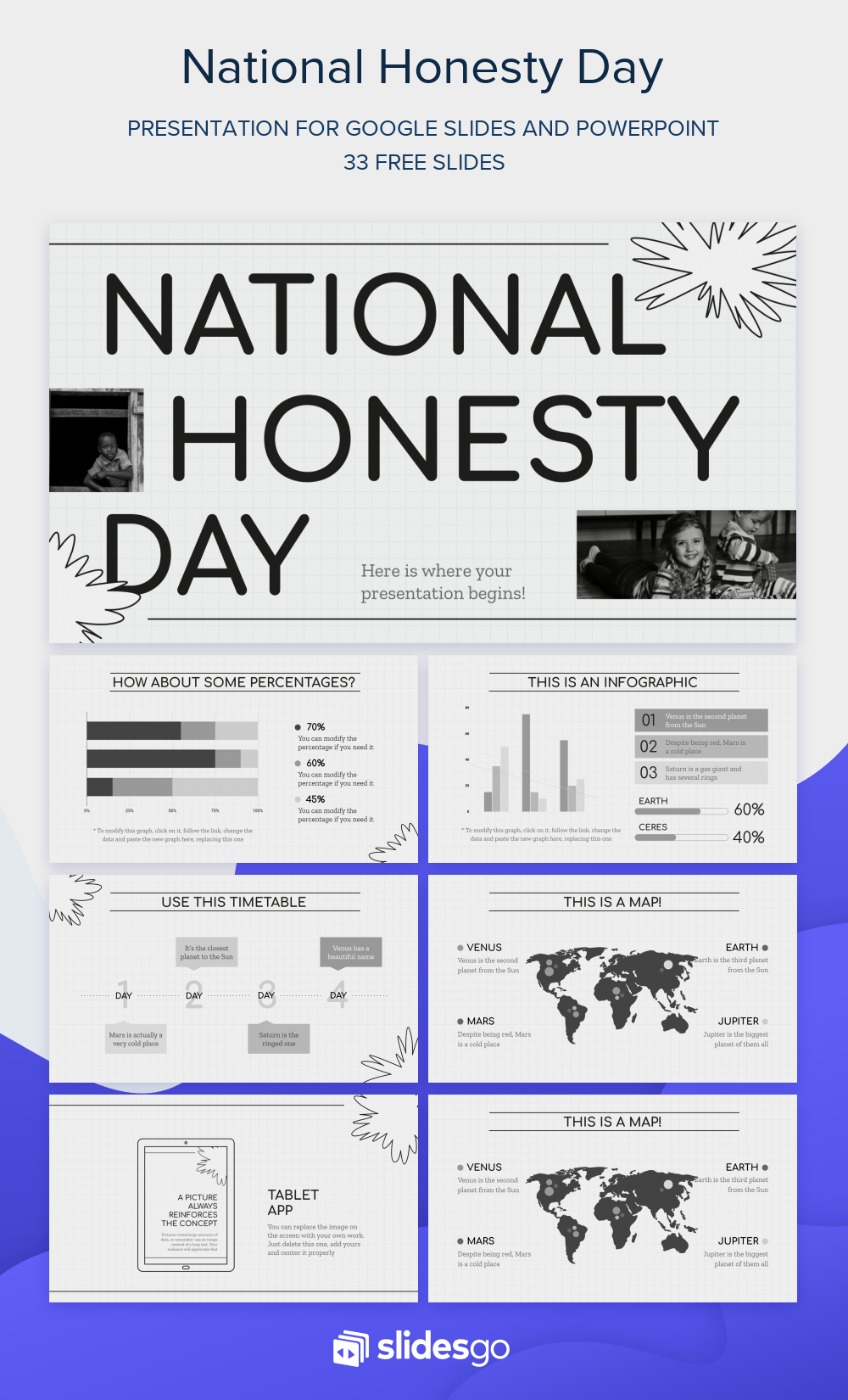 National Honesty Day | Google Slides and PowerPoint template