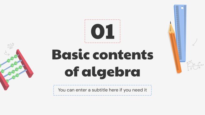 From Algebra to Geometry for Middle School | Google Slides