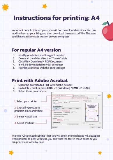Beginning of the Year Writing Activity for Elementary