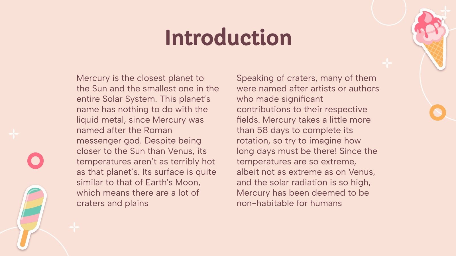 My Favorite Ice Cream Flavor Minitheme | Google Slides & PPT