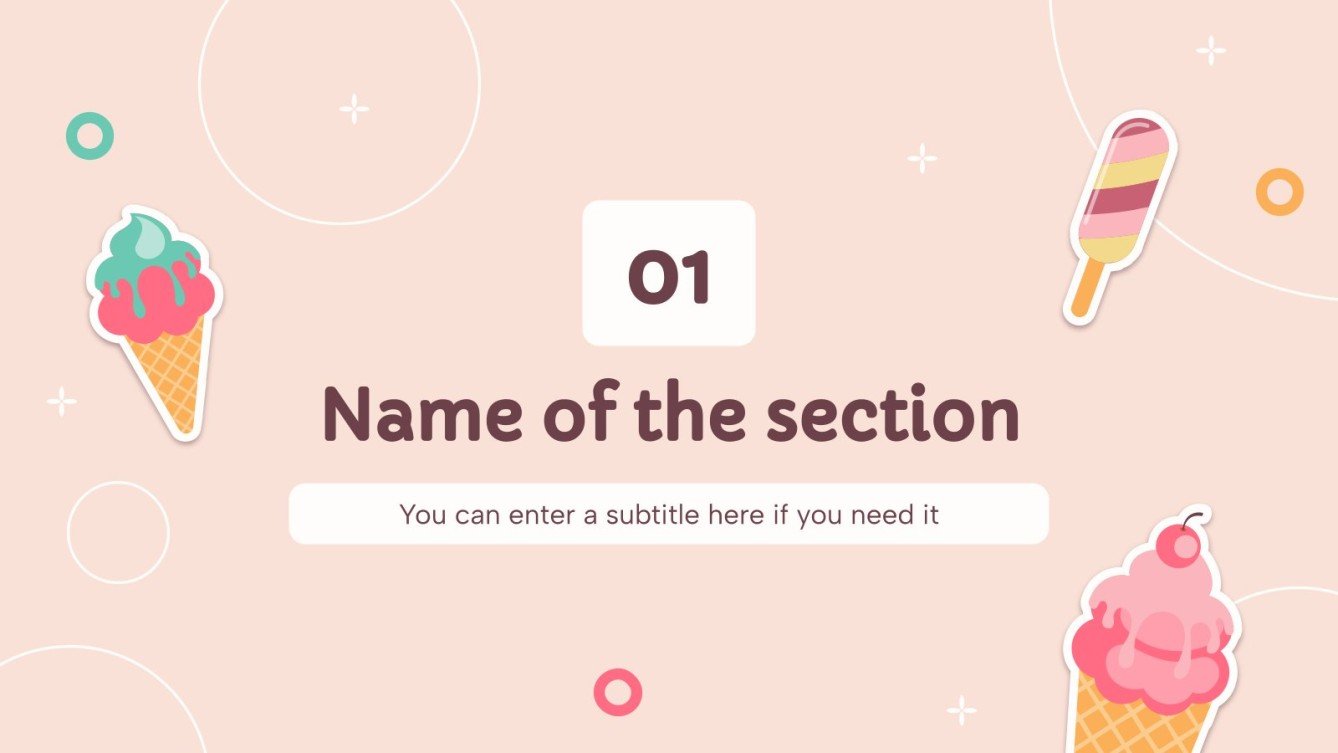 My Favorite Ice Cream Flavor Minitheme | Google Slides & PPT