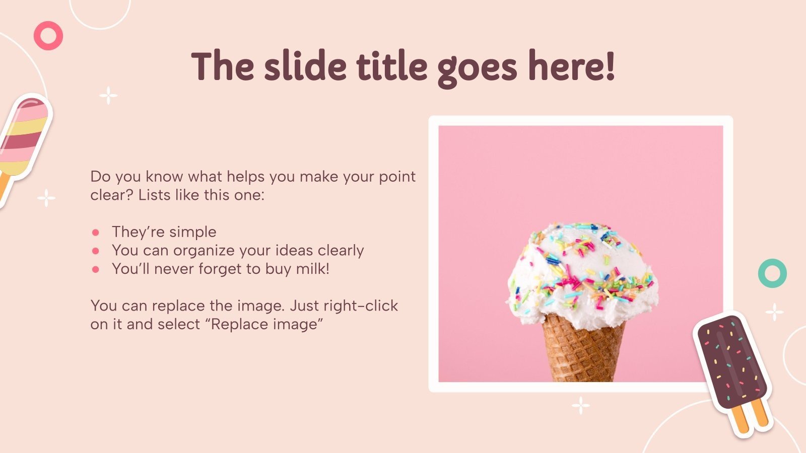 My Favorite Ice Cream Flavor Minitheme | Google Slides & PPT