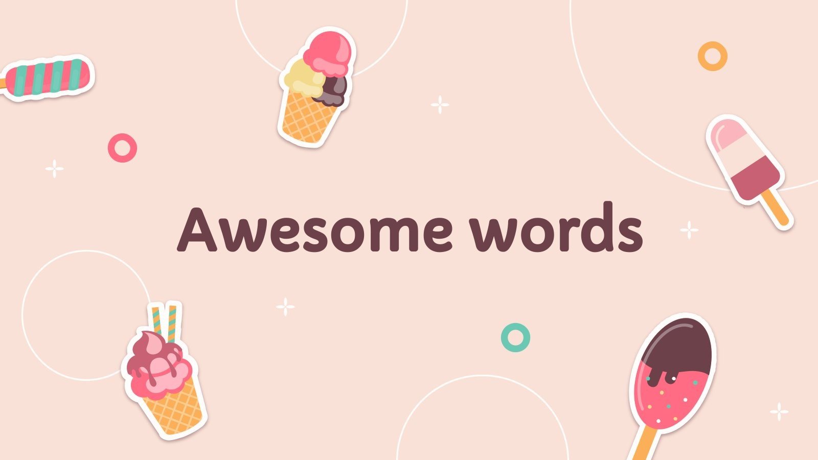 My Favorite Ice Cream Flavor Minitheme | Google Slides & PPT