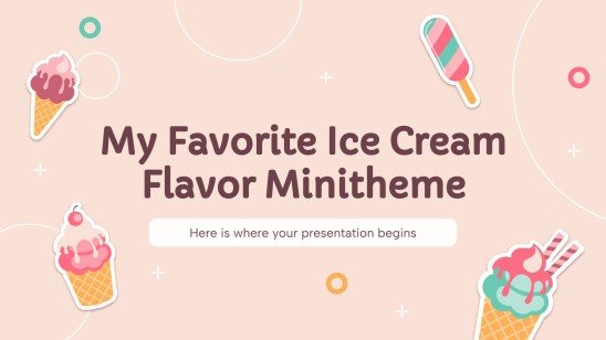 Free Google Slides & PowerPoint templates full of ice cream