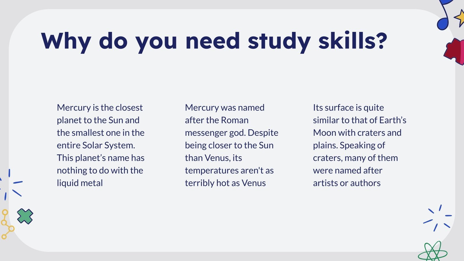 Developing Study Skills for Success | Google Slides & PPT
