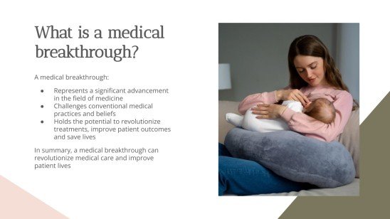 Breastfeeding Medicine Breakthrough | Google Slides & PPT