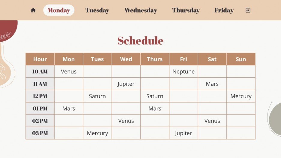 Lative Weekly Planner | Template for Google Slides and PPT