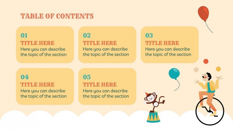 Circus Background Google Slides and PowerPoint Template