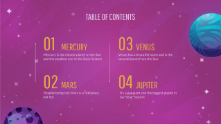 Colorful Galaxy Google Slides and PowerPoint Template