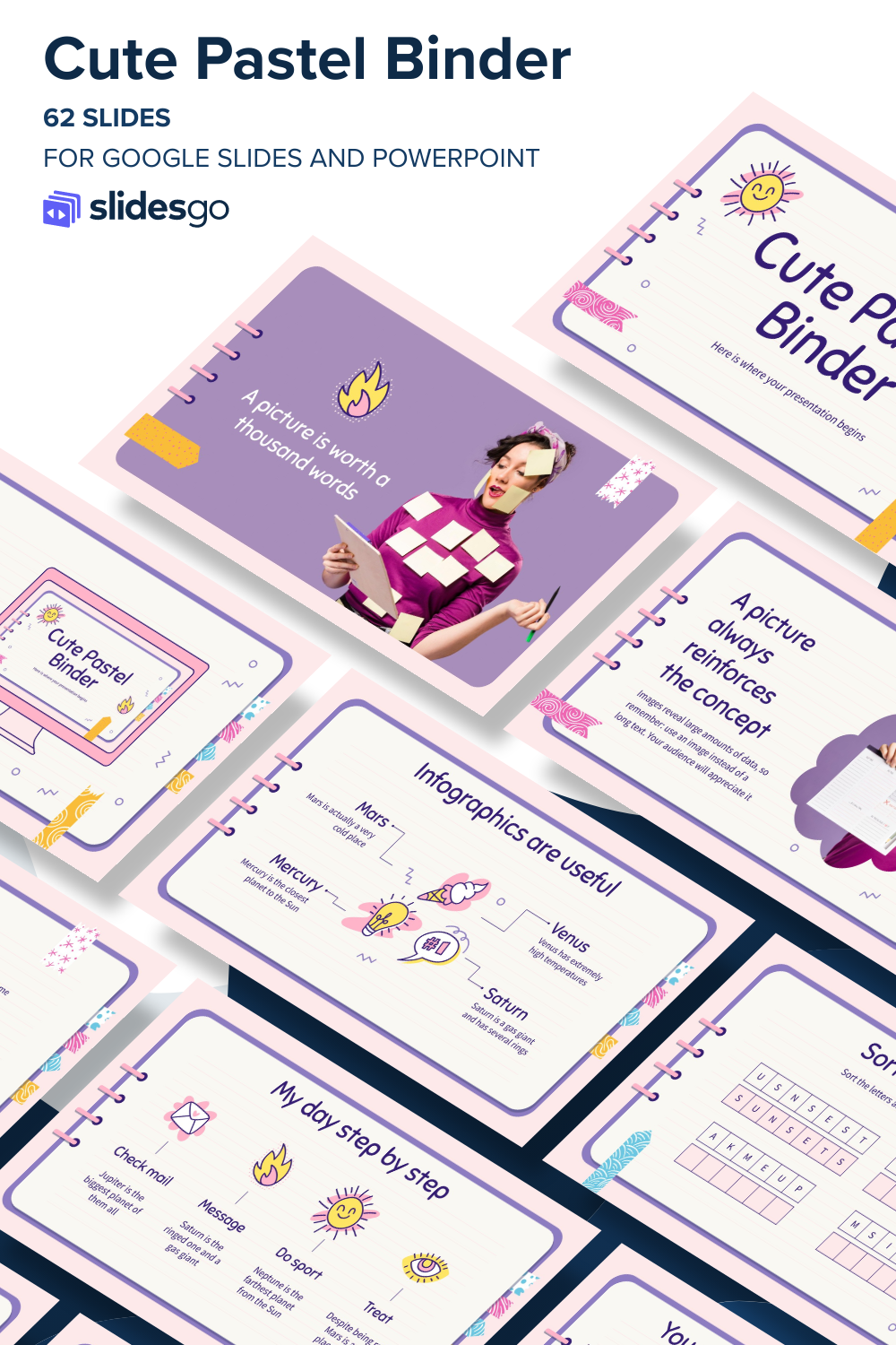 Cute Pastel Binder | Google Slides & PowerPoint