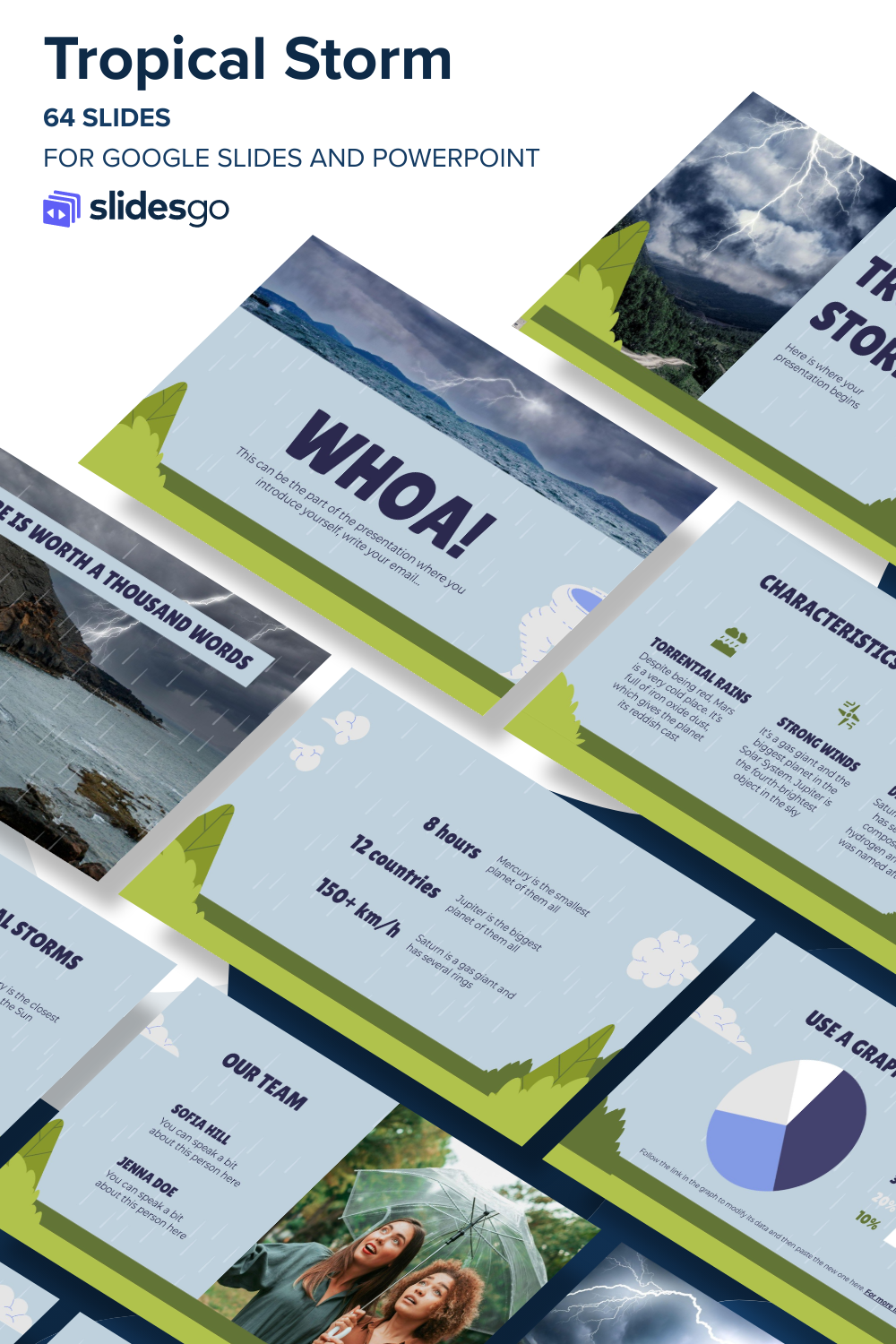 Tropical Storm | Google Slides & PowerPoint template