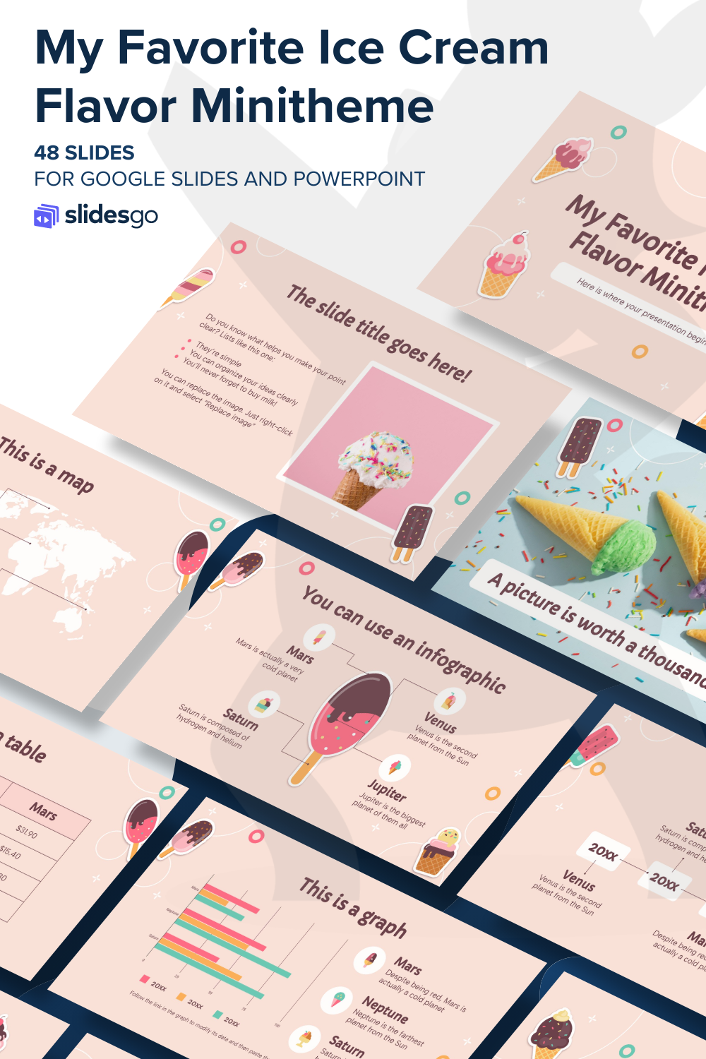 My Favorite Ice Cream Flavor Minitheme | Google Slides & PPT