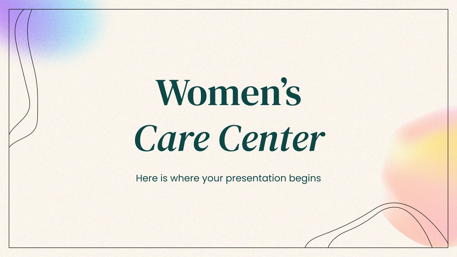 Women’s Care Center | Google Slides & PowerPoint