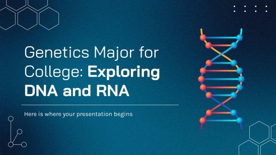 Genetics Major: Exploring DNA and RNA | Google Slides & PPT