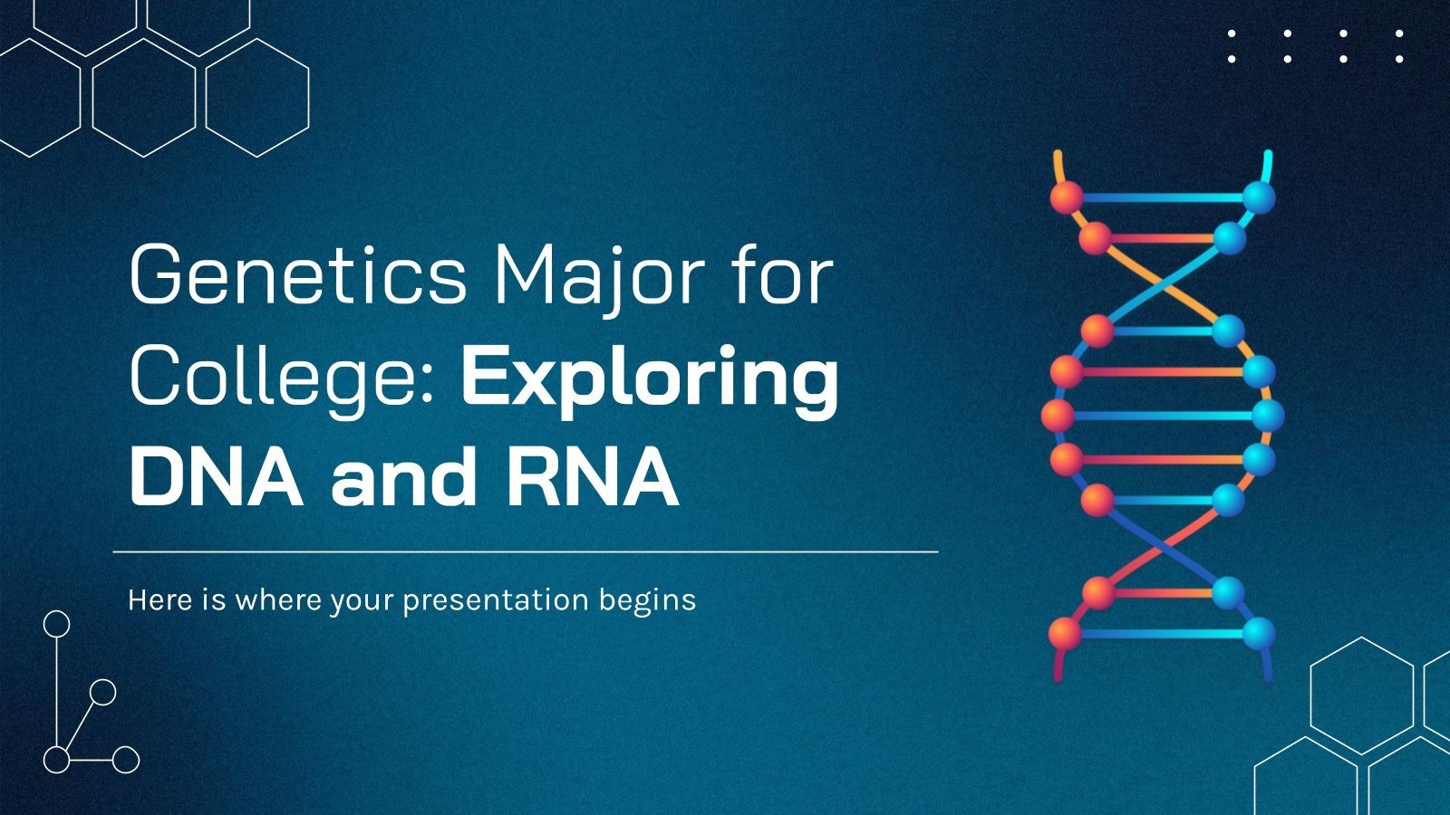 Kostenlose Vorlagen über DNA für Google Slides und PowerPoint