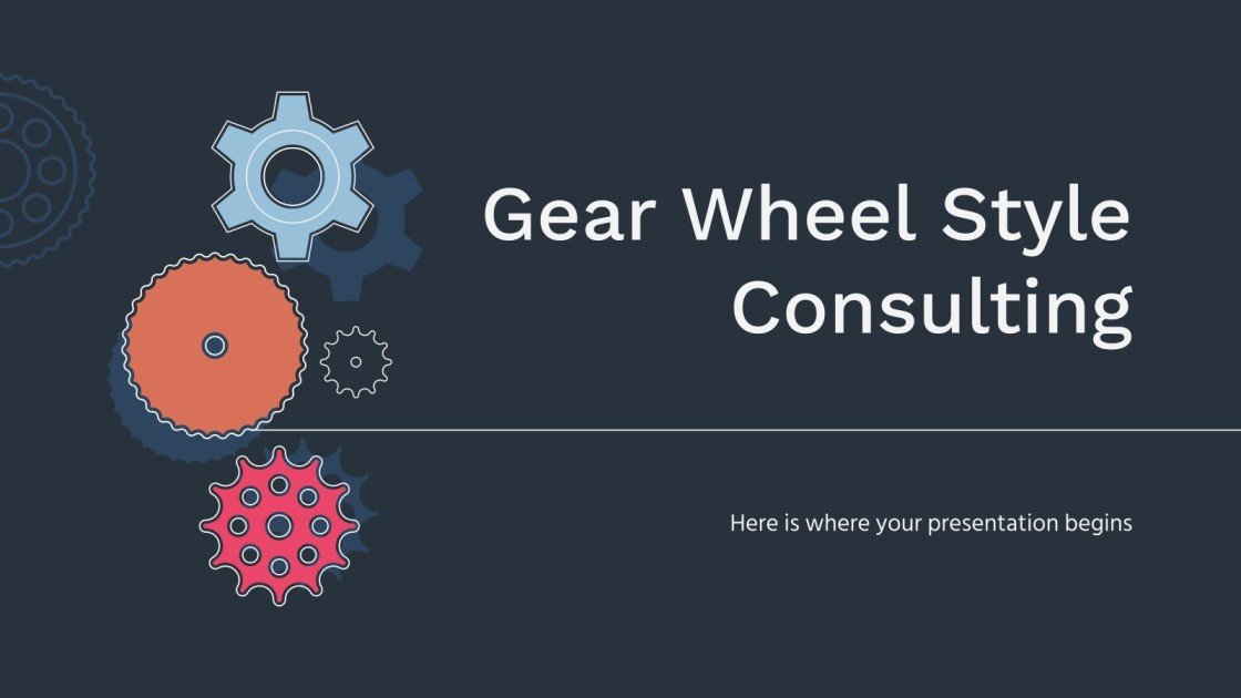 Gear Wheel Style Consulting | Google Slides & PowerPoint