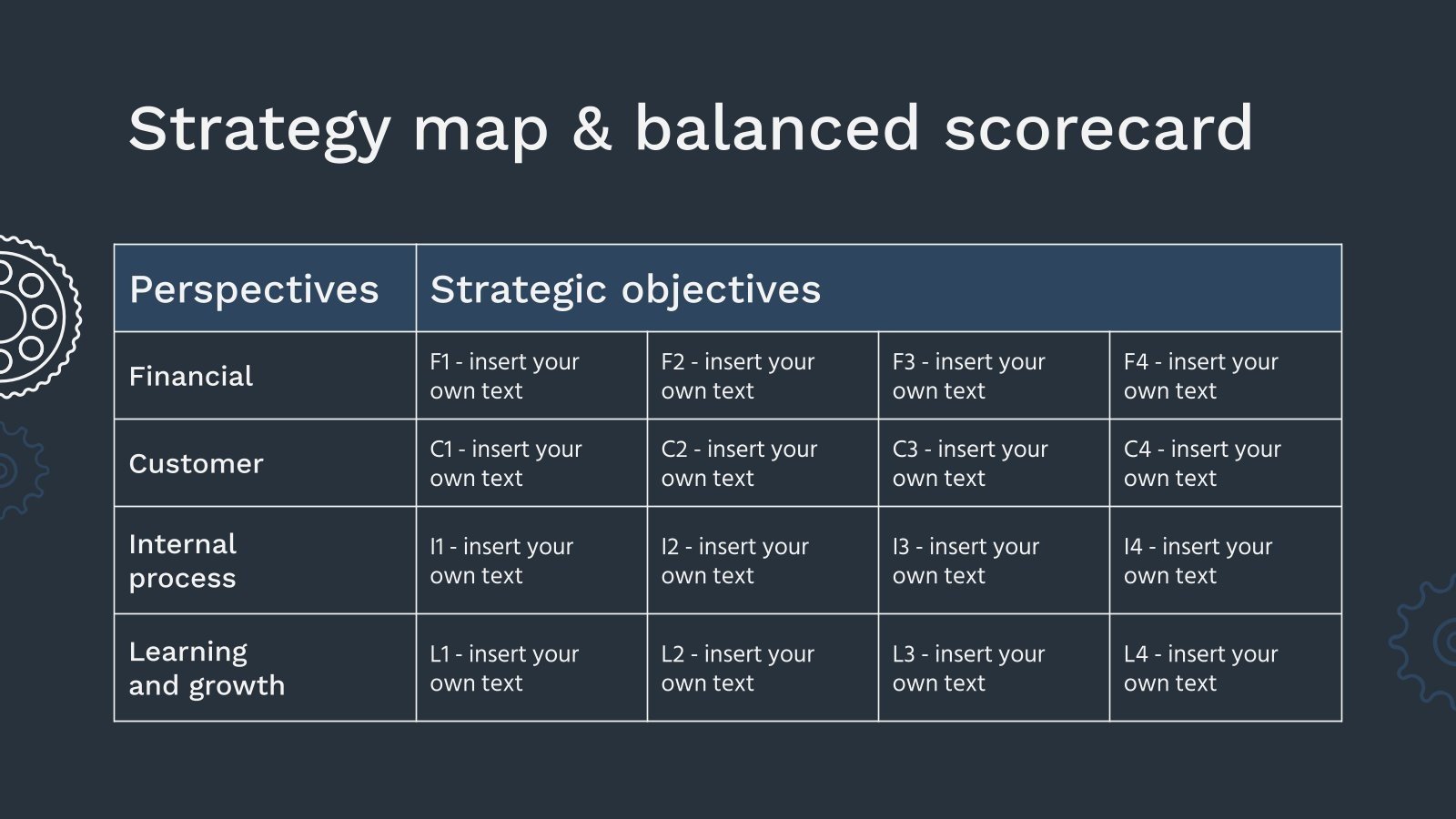 Gear Wheel Style Consulting | Google Slides & PowerPoint
