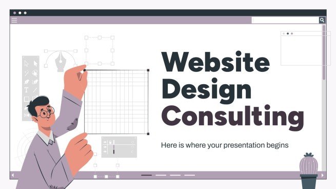 Free templates about Website Design for Google Slides & PPT