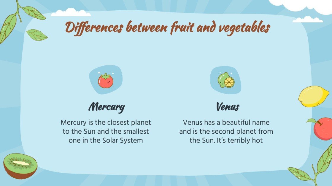 Anime & Fruits Minitheme | Google Slides & PowerPoint