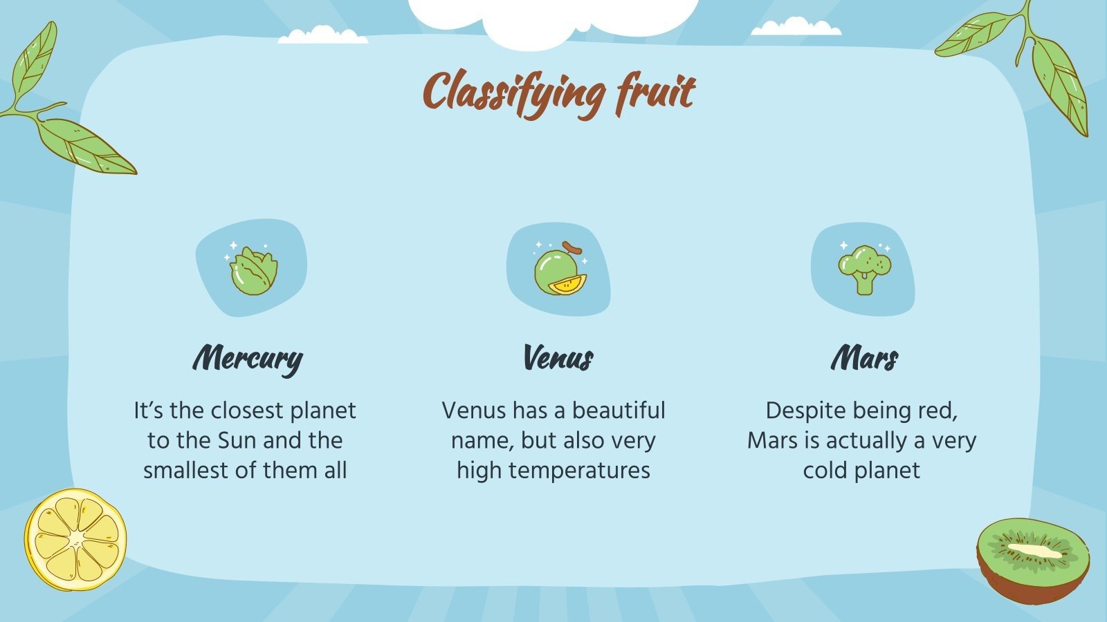 Anime & Fruits Minitheme | Google Slides & PowerPoint