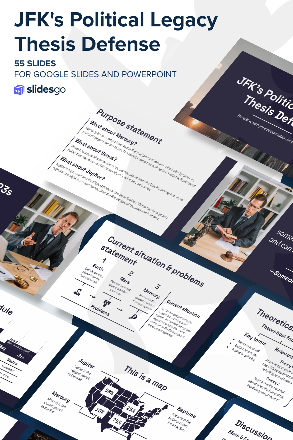 JFK's Political Legacy Thesis Defense | Google Slides