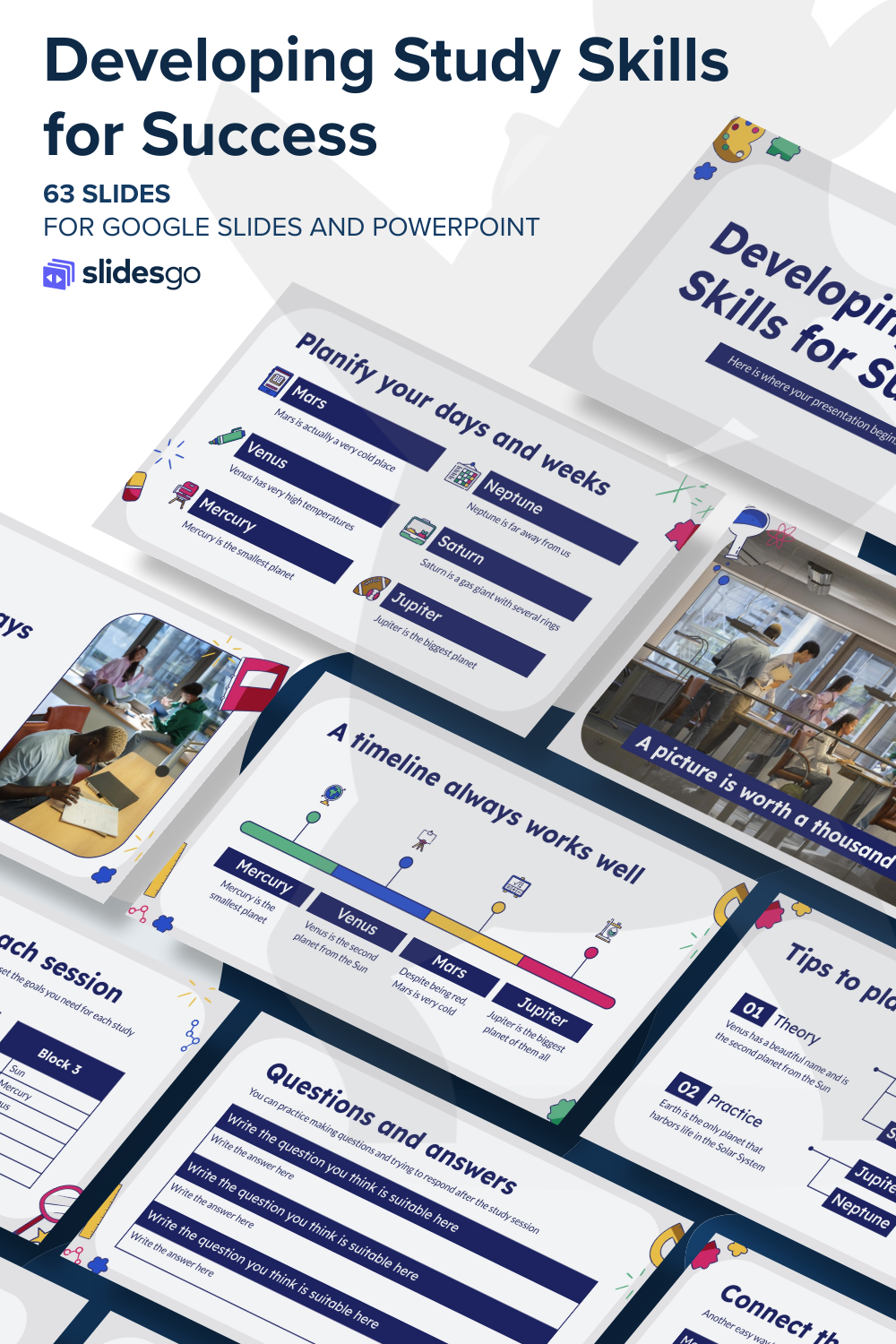 Developing Study Skills for Success | Google Slides & PPT