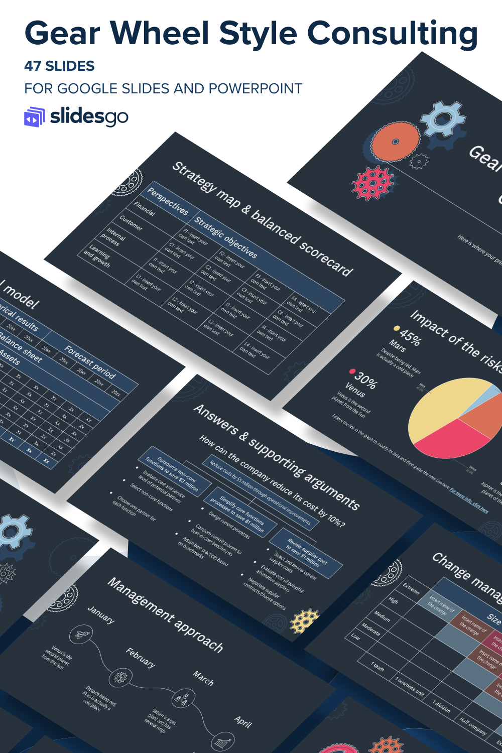 Gear Wheel Style Consulting | Google Slides & PowerPoint