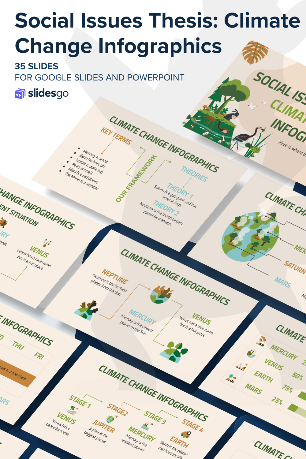 Social Issues Thesis: Climate Change Infographics