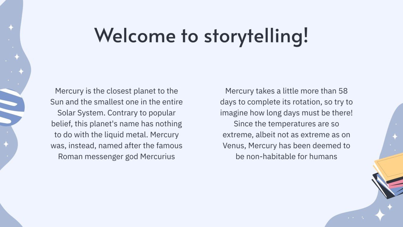 Storytelling in the Classroom | Google Slides & PowerPoint