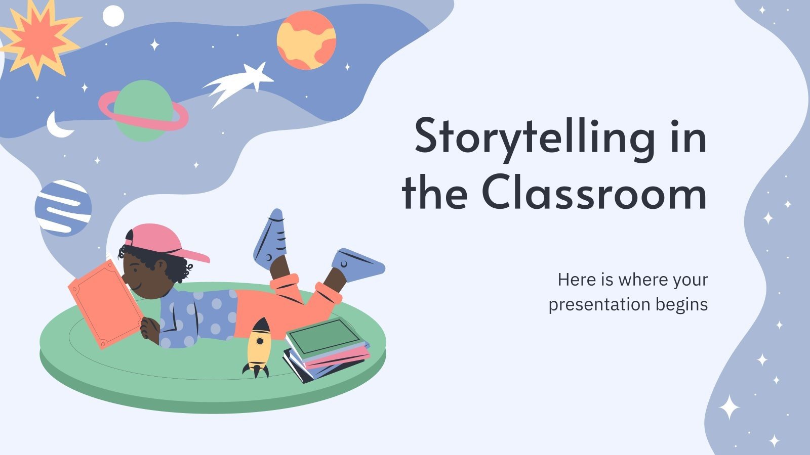 Free Google Slides and PowerPoint templates about Storytelling
