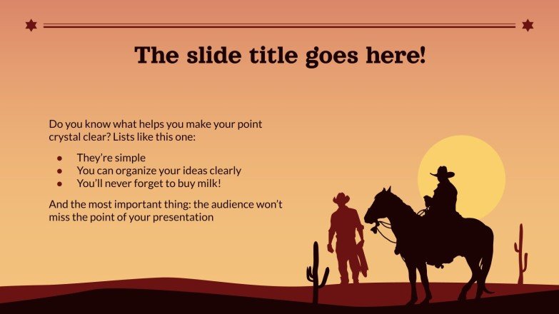 Cowboys e povos originários | Google Slides e PowerPoint