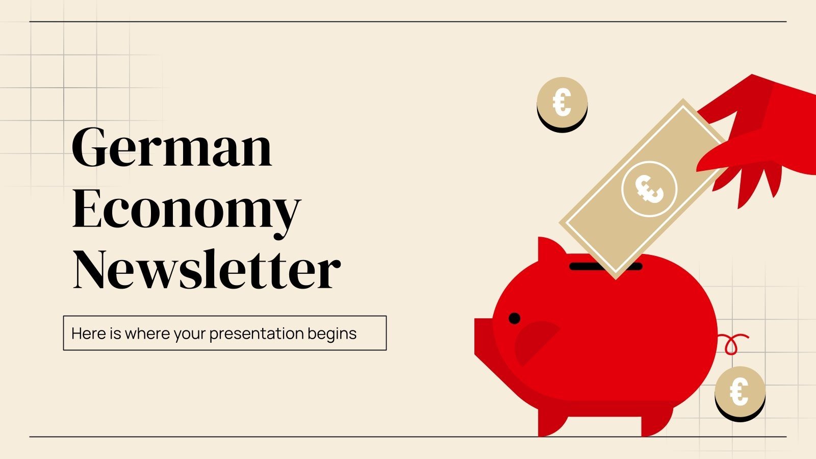 German Economy Newsletter | Google Slides & PPT