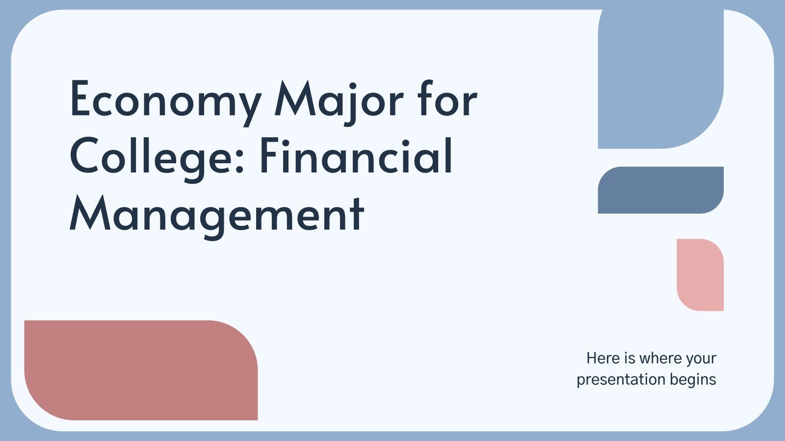 Economy Major for College: Financial Management