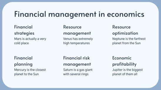 Economy Major for College: Financial Management