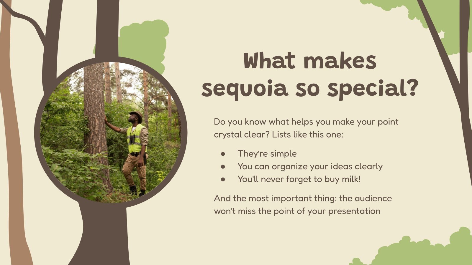 Todo sobre las secuoyas | Google Slides y PowerPoint