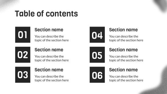 Table of Contents | Google Slides & PowerPoint