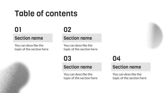 Table of Contents | Google Slides & PowerPoint