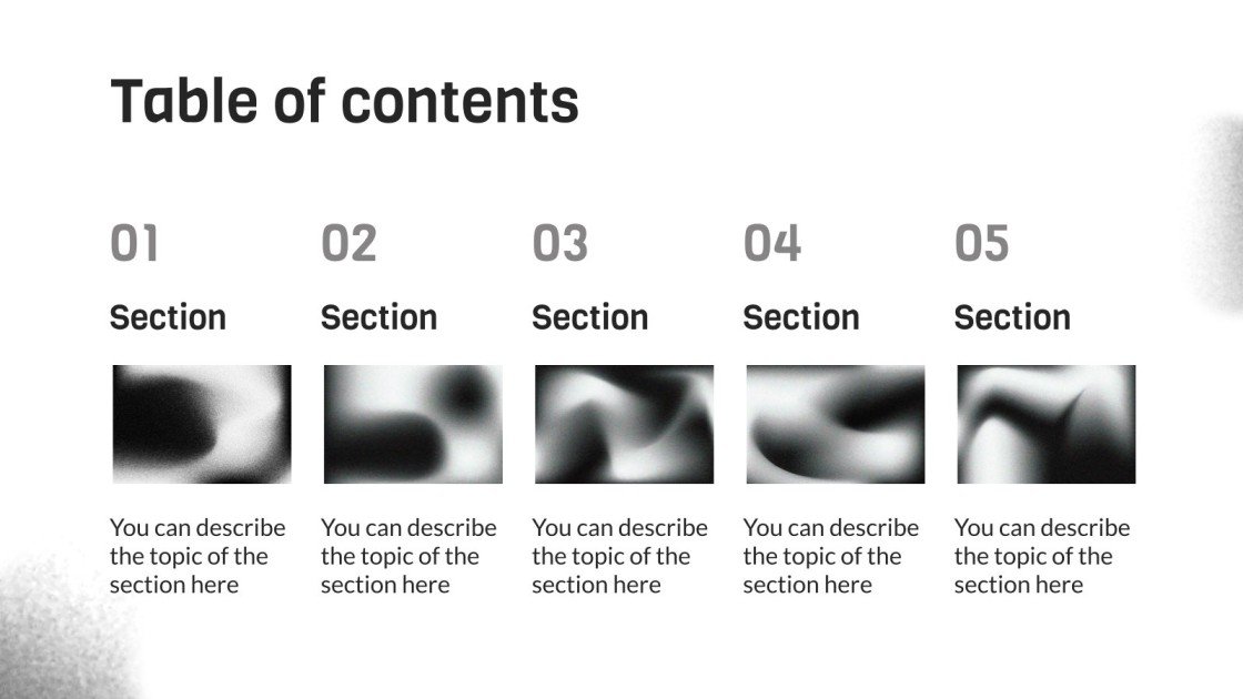 Table of Contents | Google Slides & PowerPoint