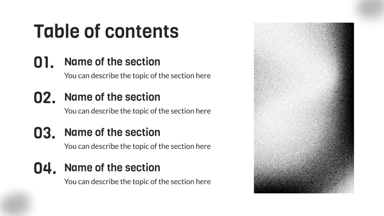 Table of Contents | Google Slides & PowerPoint