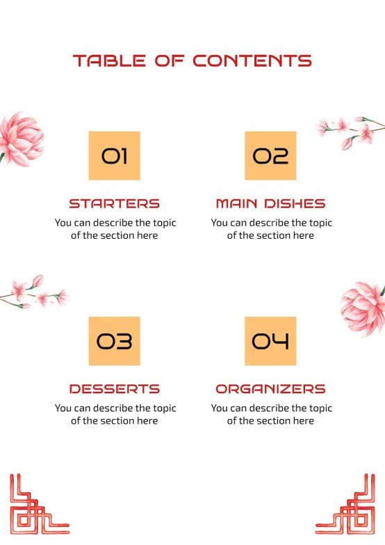 Chinese Food Cookbook | Google Slides & PowerPoint