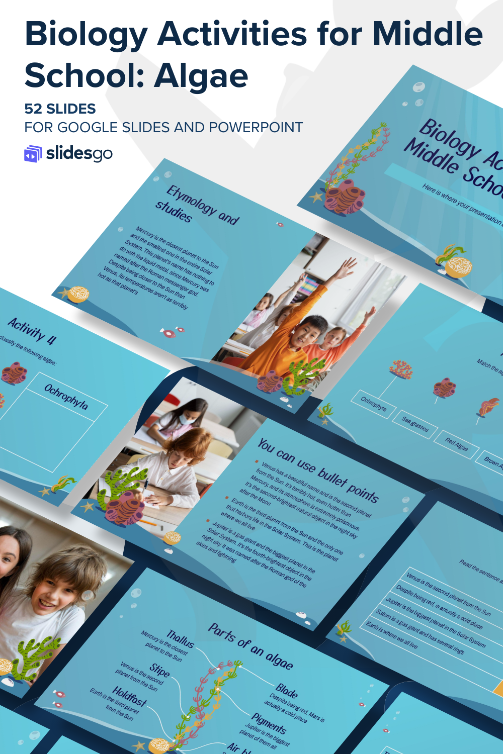 Biology Activities for Middle School: Algae | Google Slides