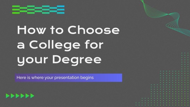How to Choose a College for your Degree | Google Slides