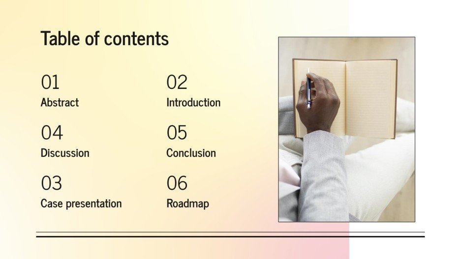 Psychiatry Case Report | Google Slides & PowerPoint
