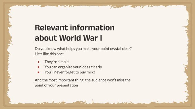 World War I and the Interwar Period - History - 12th grade