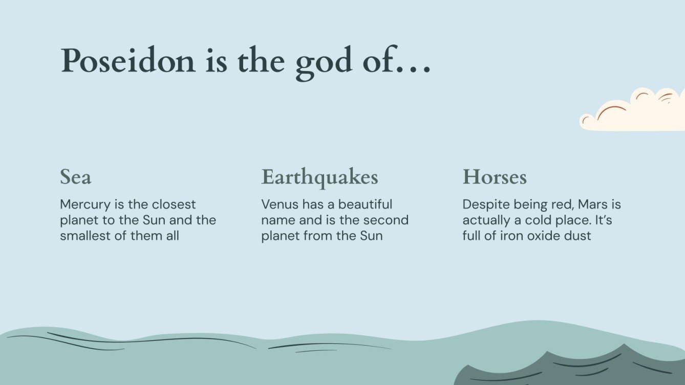 Greek God: Poseidon | Google Slides & PowerPoint