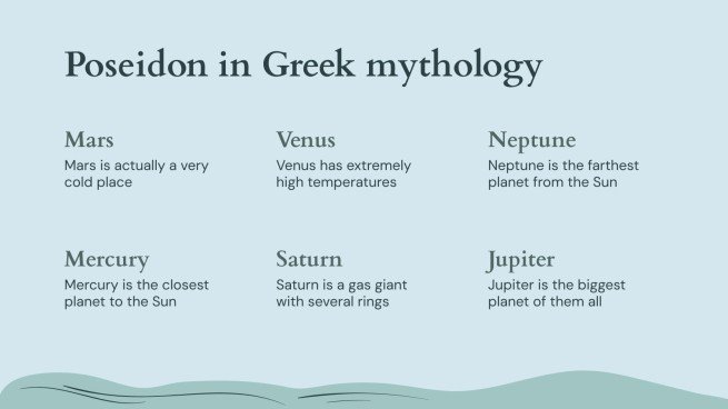 Greek God: Poseidon | Google Slides & PowerPoint