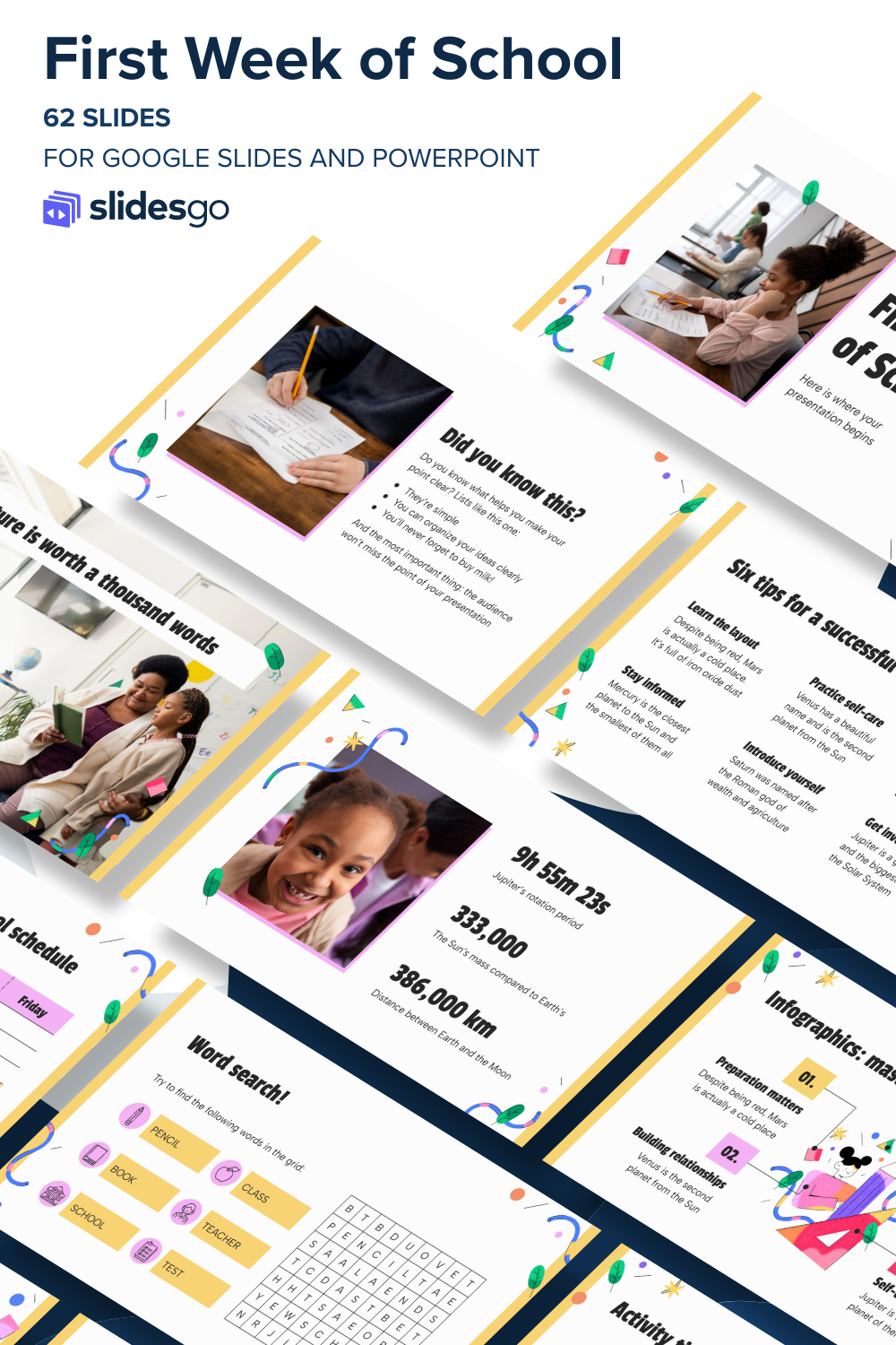 First Week of School | Google Slides & PowerPoint template