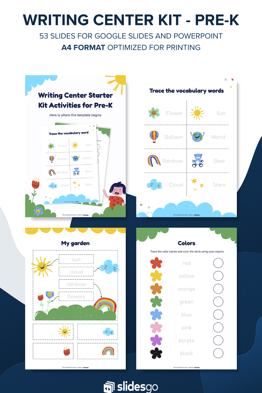 Writing Center Starter Kit Activities for Pre-K