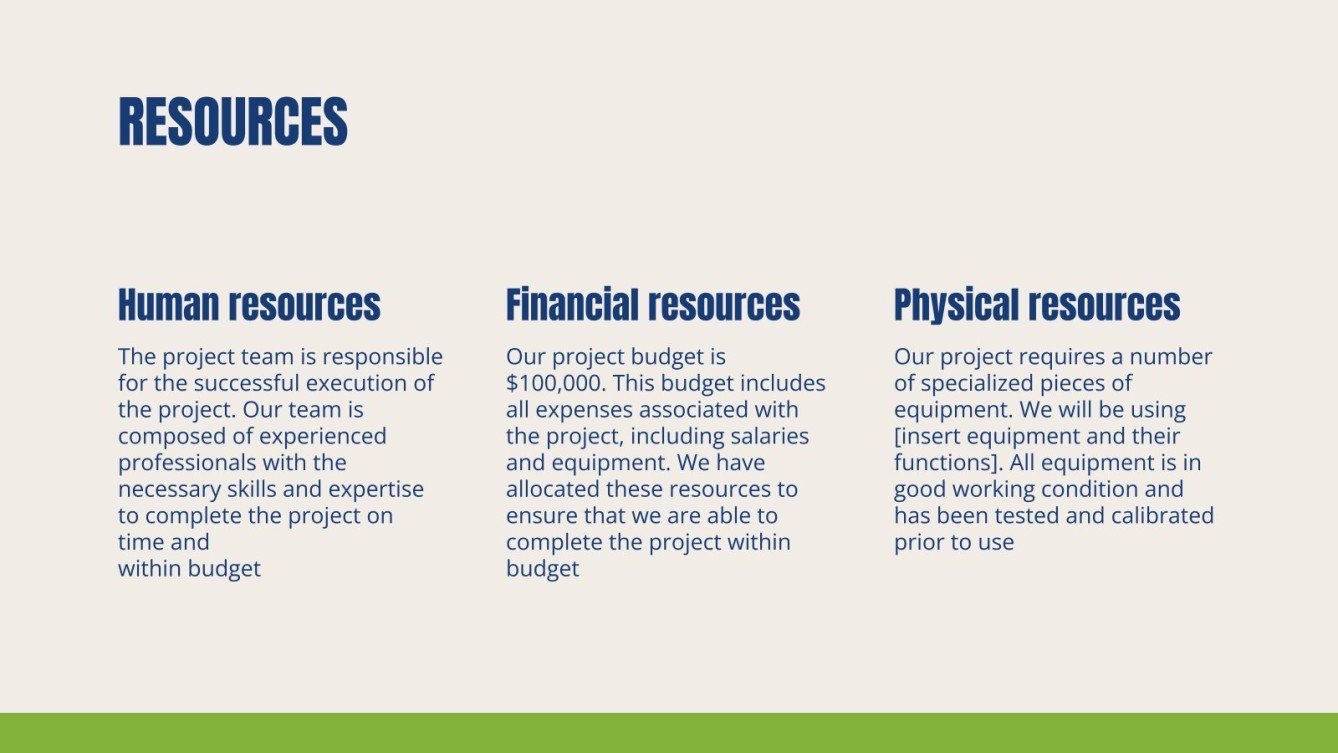 Solar Photovoltaic Plant Project Proposal